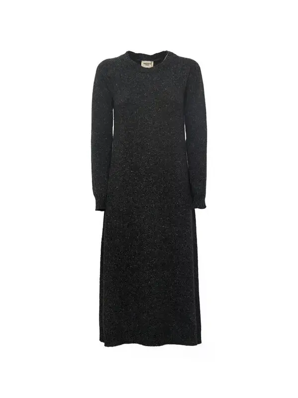 Max Mara Goccia Knit Midi Dress - Grey