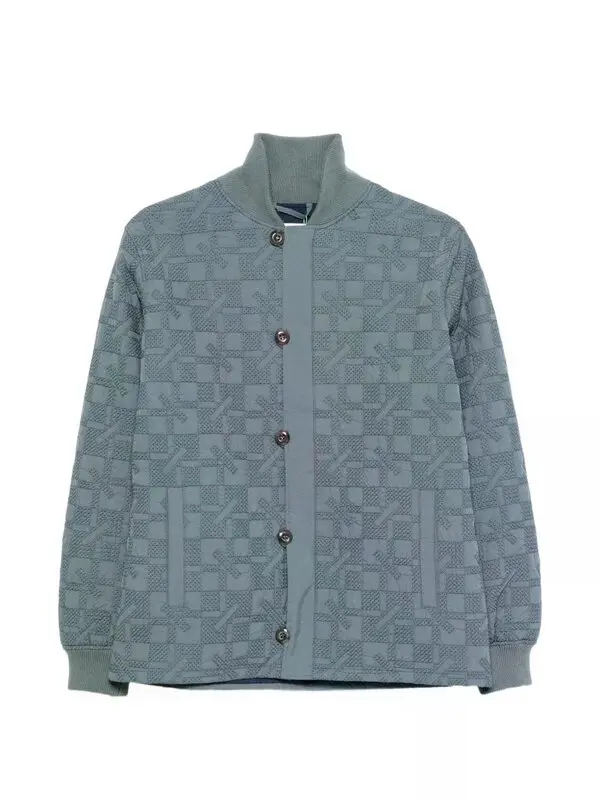 Kenzo Gram Quilted Logo-plaque Jacket