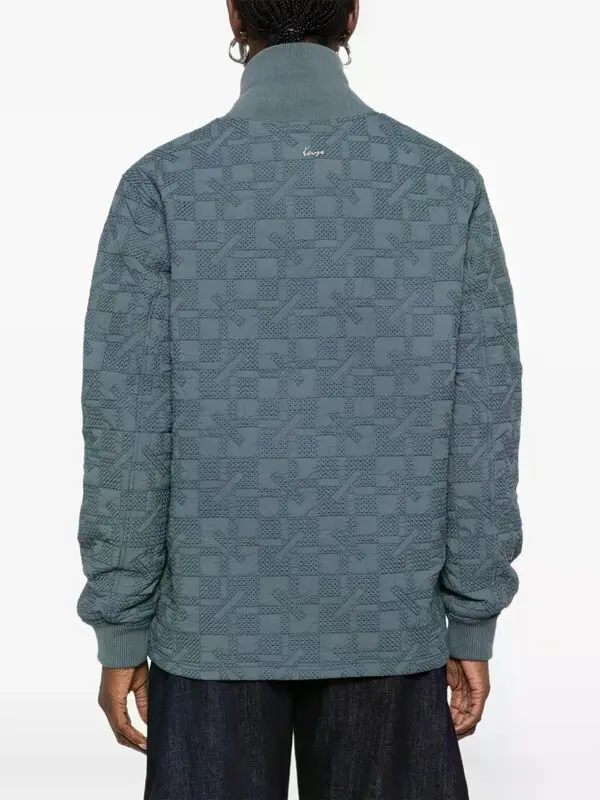 Kenzo Gram Quilted Logo-plaque Jacket