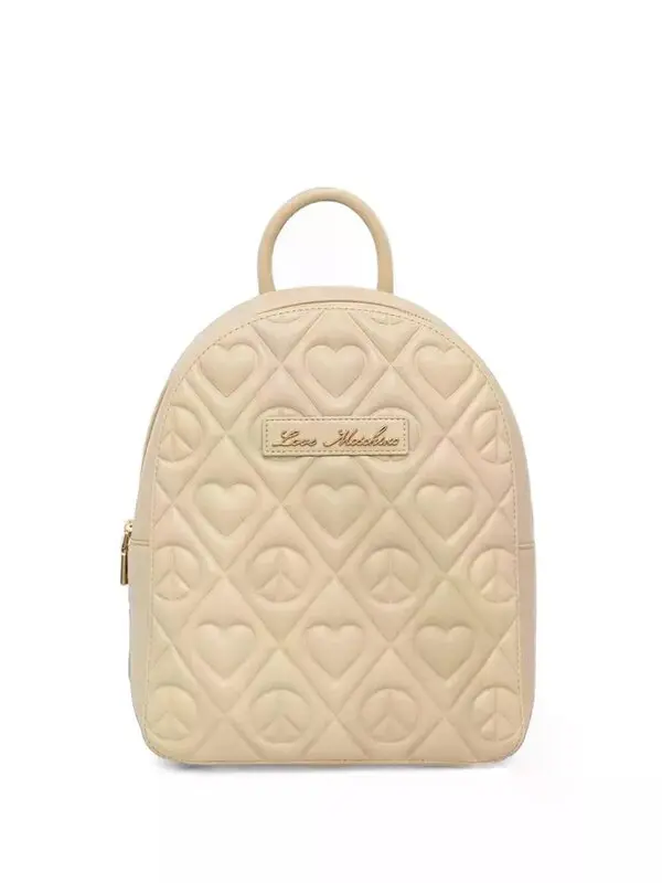 Moschino Heart-quilted Backpack