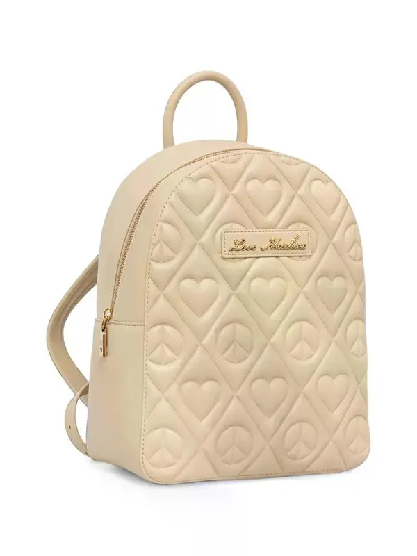 Moschino Heart-quilted Backpack