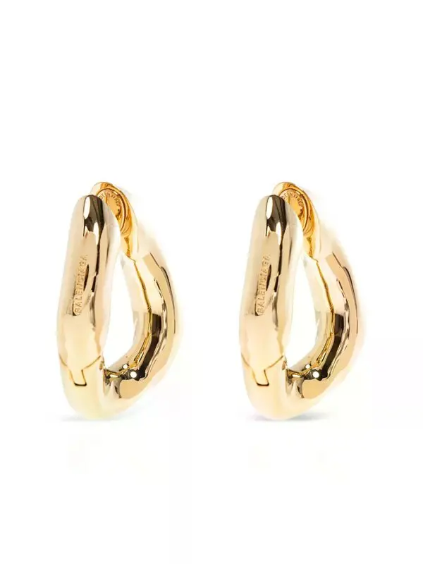 Balenciaga Sculptural Hoop Earrings