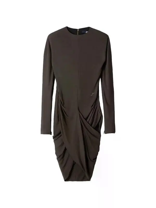 Jacquemus Draped Long-sleeve Mini Dress