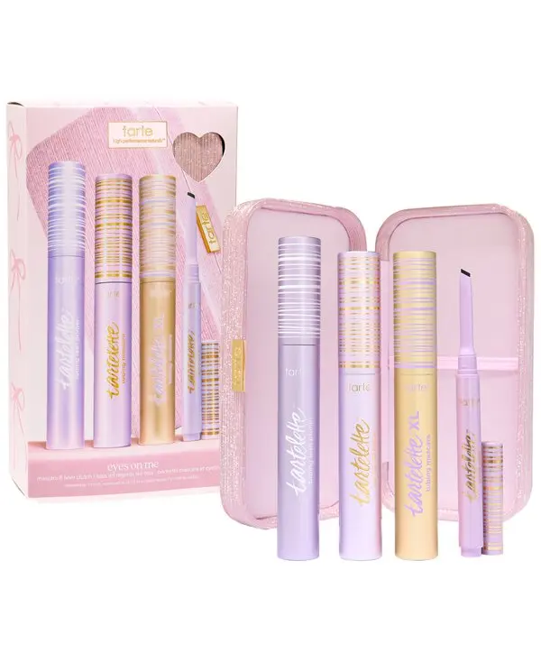 TARTE COSMETICS 4-piece Eyes On Me Mascara & Liner Clutch Set - Assorted