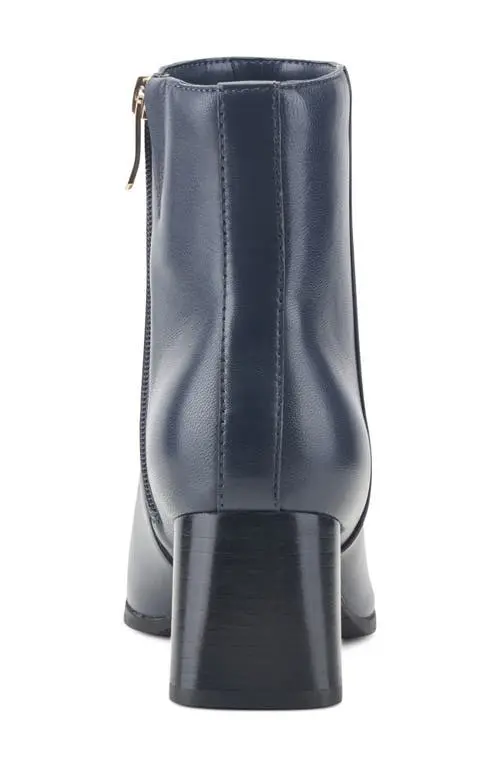 Easy Spirit Aurore Leather Bootie - Dark Blue