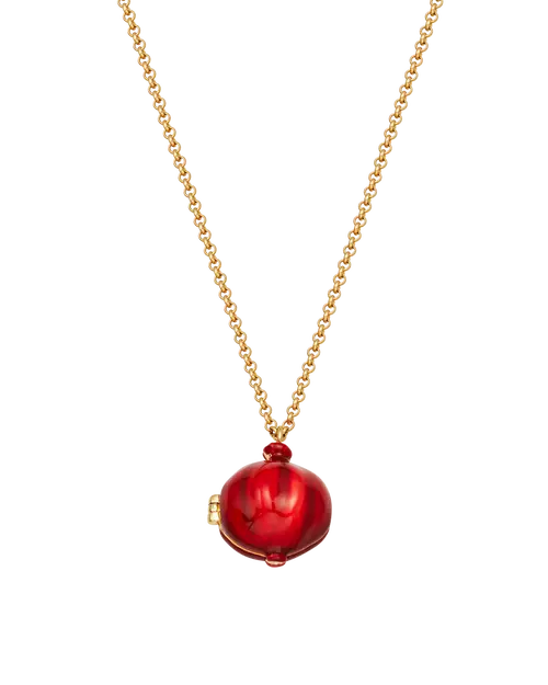 FABLE ENGLAND Pomegranante Locket Necklace