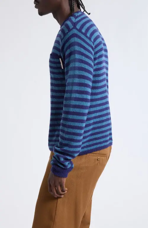 STOCKHOLM SURFBOARD CLUB Tommy Stripe Merino Wool Blend Sweater