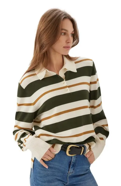 Karen Kane Game Day Stripe Sweater