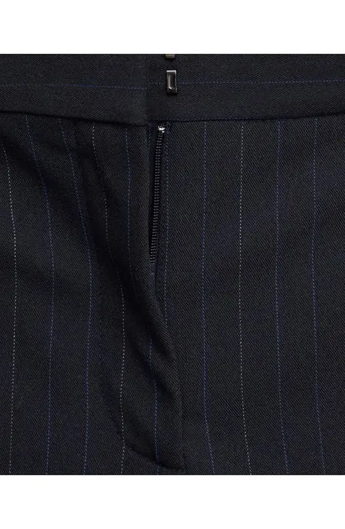 Mango Pinstripe Suit Trousers