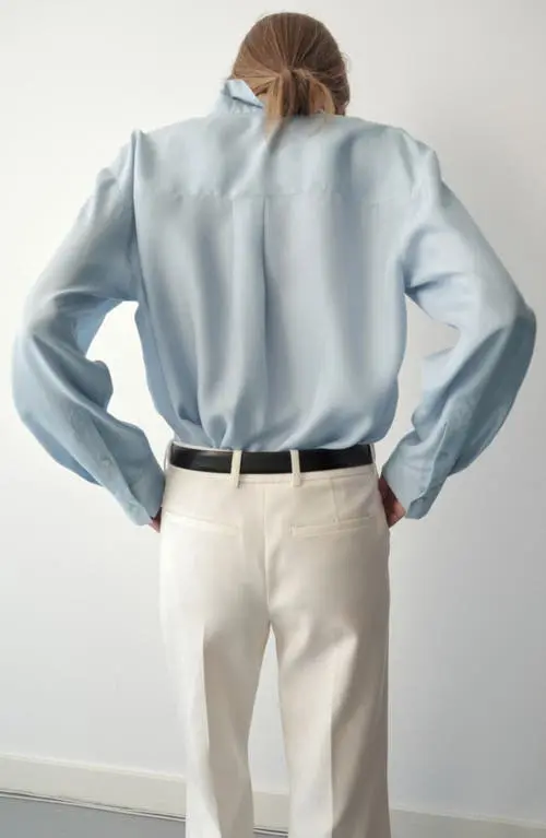 Mango Oversized Silk Shirt