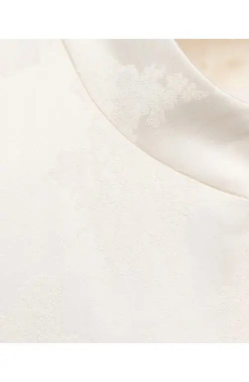 Mango Band Collar Jacquard Jacket