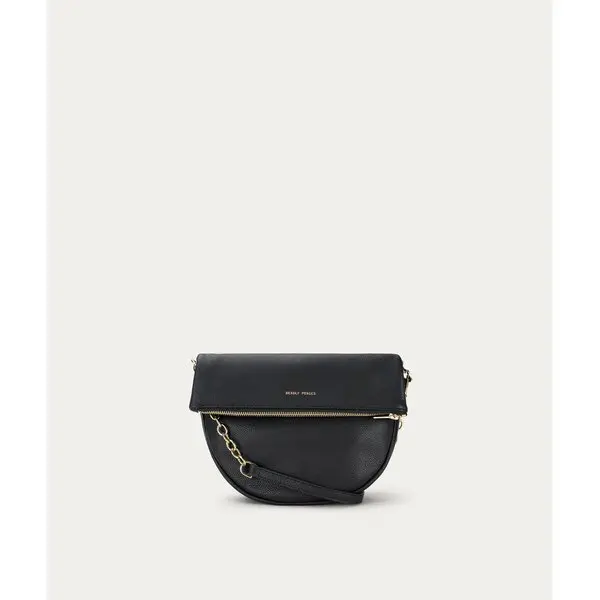 DEADLY PONIES Mini Leopard Crossbody - Black