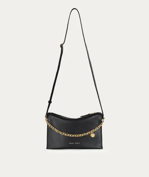 DEADLY PONIES Minimese Crossbody - Black/brass