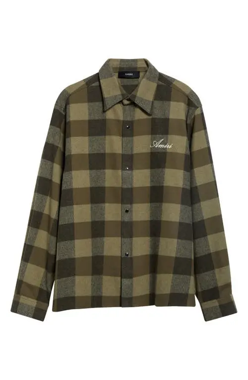 Amiri Heavy Cotton Flannel Shirt