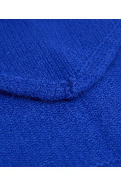 Mango Wool & Cashmere Blend Triangular Scarf - Blue