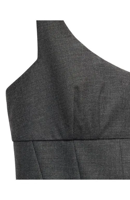 Mango Decorative Seam Midi Dress