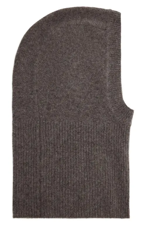 Mango Wool And Cashmere Blend Balaclava - Medium Brown