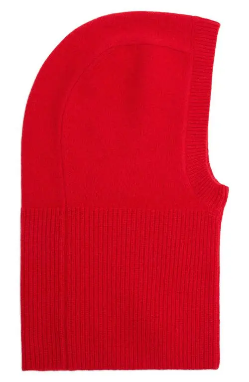 Mango Wool And Cashmere Blend Balaclava - Red