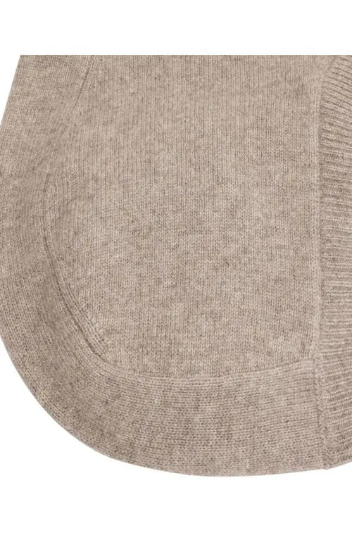 Mango Wool And Cashmere Blend Balaclava - Sand