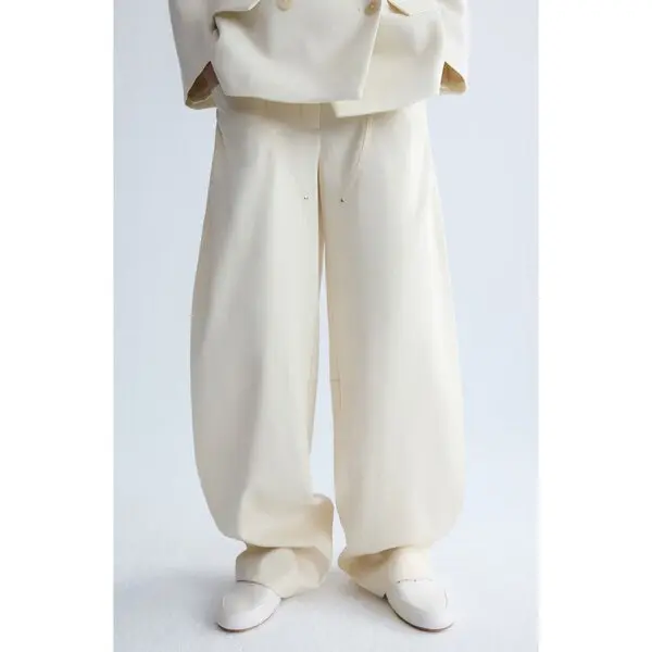Mango Mid Rise Balloon Pants