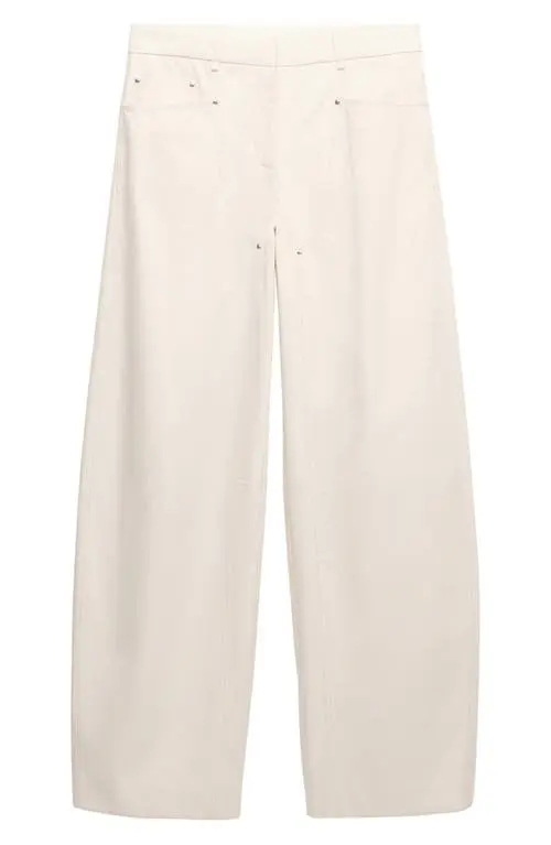 Mango Mid Rise Balloon Pants