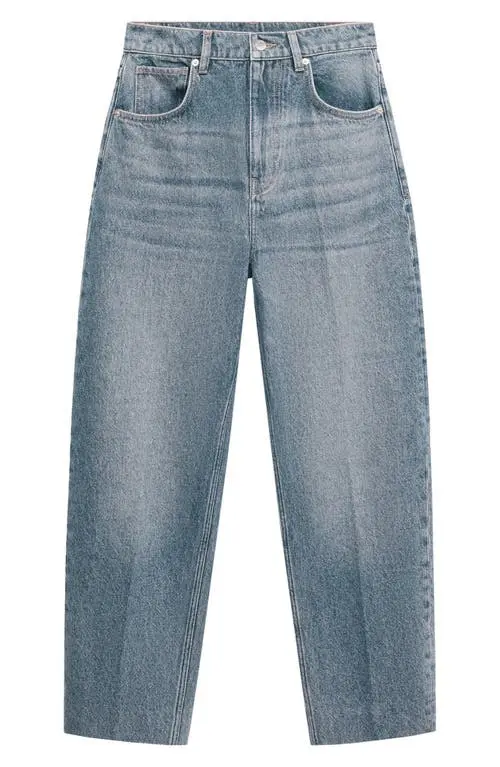 Mango Balloon High Waist Ankle Tapered Jeans