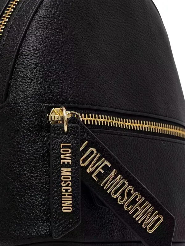 Moschino Logo-tag Pebbled Backpack