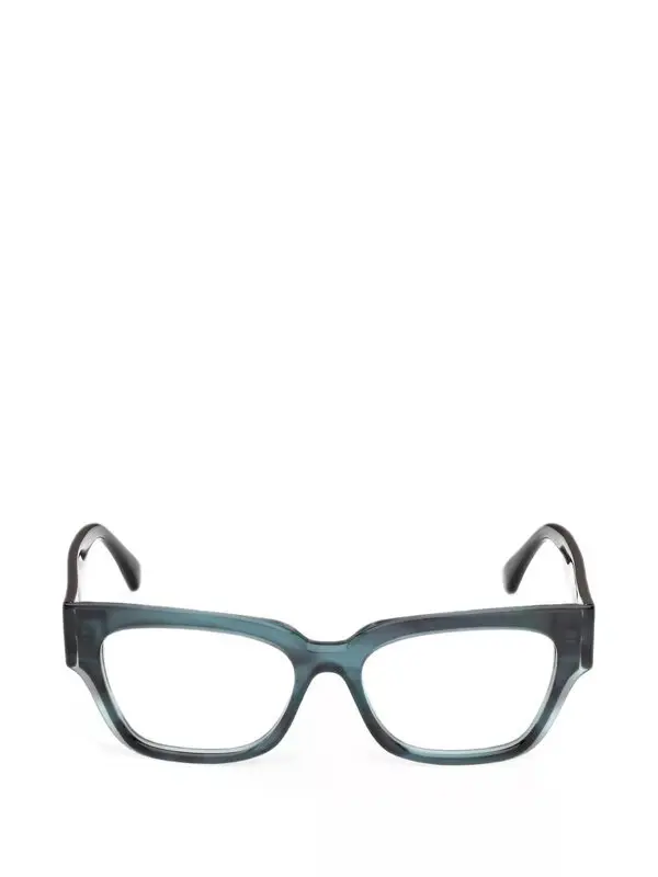 Max Mara Logo-detail Glasses - Blue