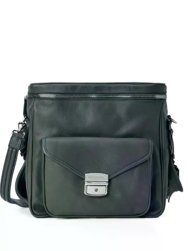 KIKO KOSTADINOV Prion Flap-pocket Leather Shoulder Bag - Grey