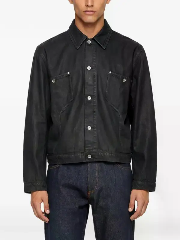You Must Create Loft Waxed-finish Denim Jacket