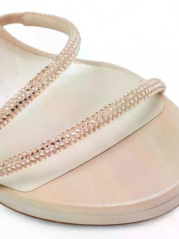 Rene Caovilla Margot Crystal-embellished Heeled Sandals