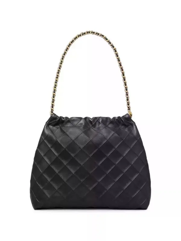 Tory Burch Fleming Quilted Leather Tote Bag