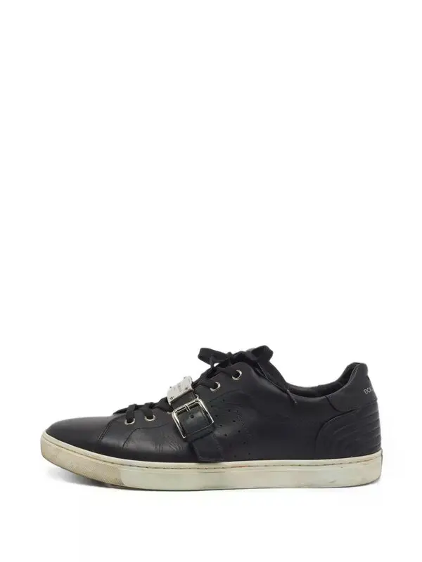 Dolce & Gabbana Buckled Perforated Sneakers
