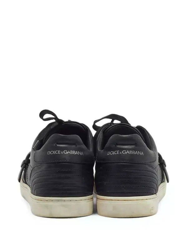 Dolce & Gabbana Buckled Perforated Sneakers