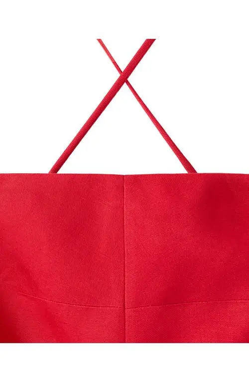 Mango Open Back Crop Jumpsuit