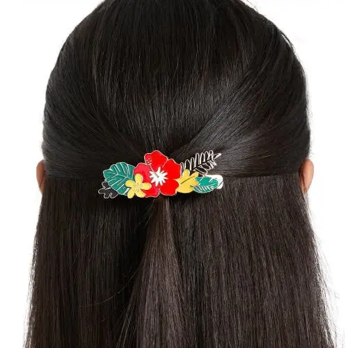 Disney Stitch Barrette And Bobby Pins Set 3-piece Official License