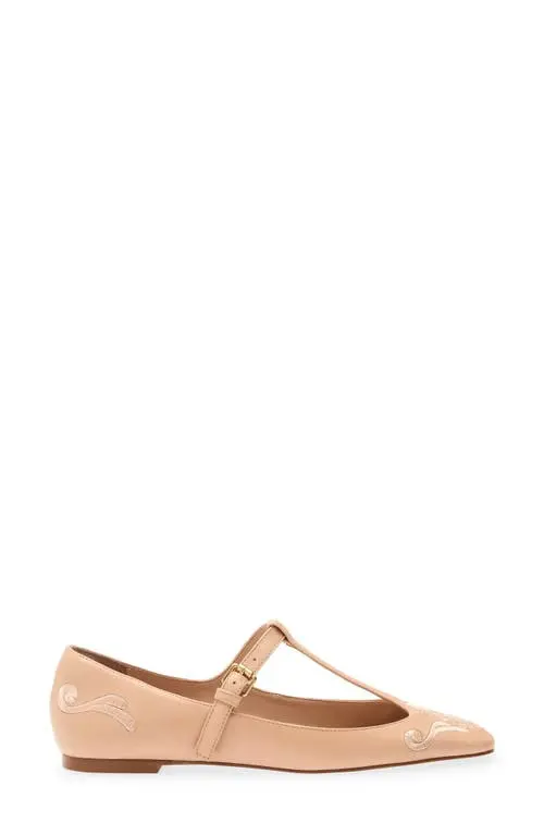 Farm Rio Rechillieu T-strap Leather Flat