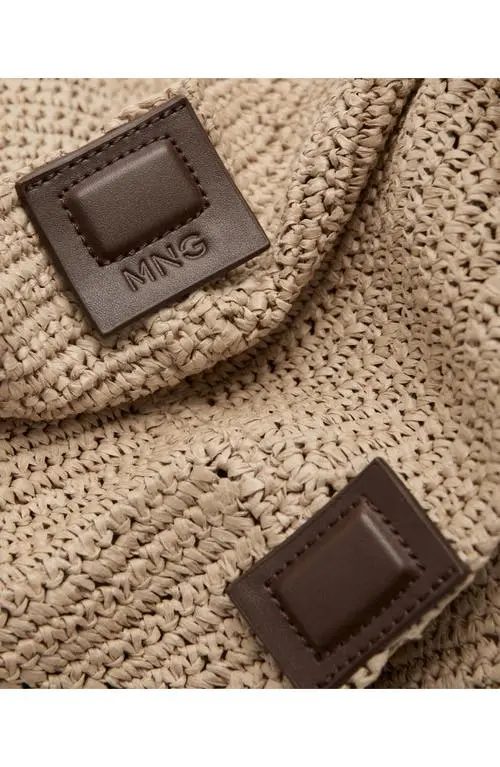 Mango Natural Fiber Shopper Bag