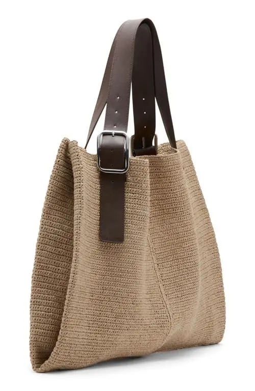 Mango Natural Fiber Shopper Bag