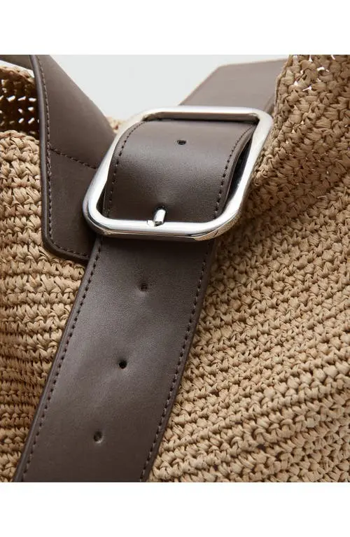 Mango Natural Fiber Shopper Bag