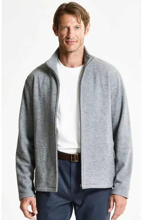 JACHS Wool Blend Knit Full Zip - Grey