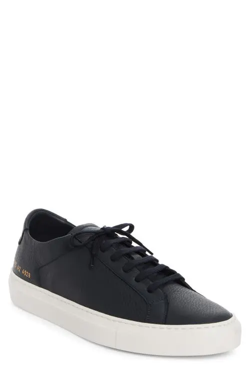 COMMON PROJECTS Achilles Piuma Leather Sneaker - Navy