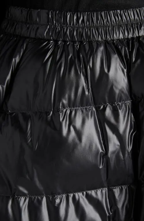 Moncler Quilted Recycled Nylon Midi Skirt