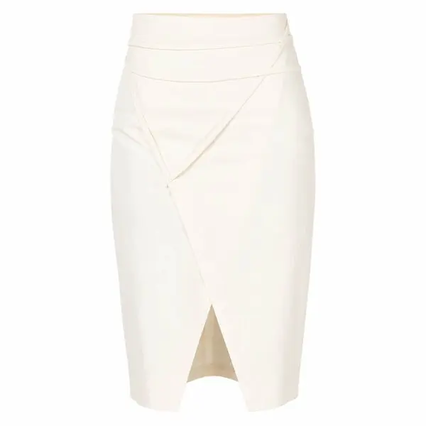 ELAMINS Belt Wrap Skirt Off