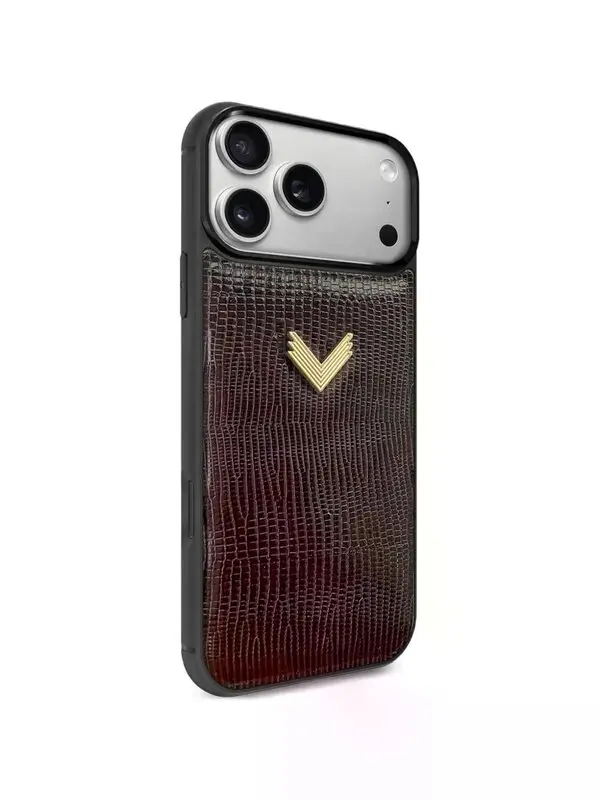 VELANTE Lizard-effect Leather Iphone 17 Pro Max Phone Case