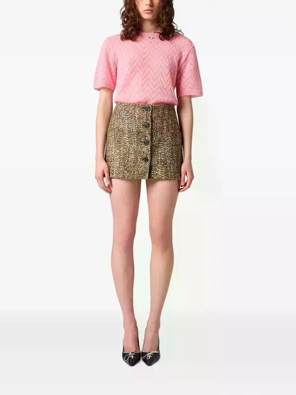 MSGM Button-up Mini Skirt