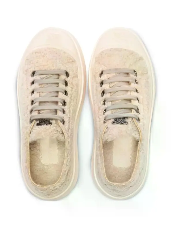 Casadei Explorer Faux-fur Sneakers