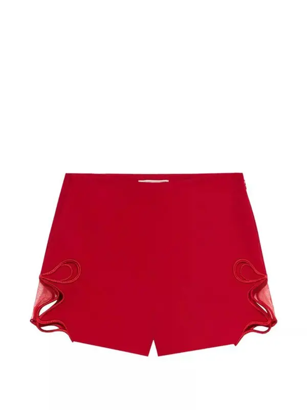Blumarine Intarsia-embroidered Mini Shorts