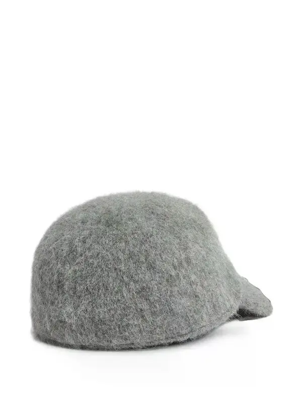 Liviana Conti Brushed-finish Cap - Grey