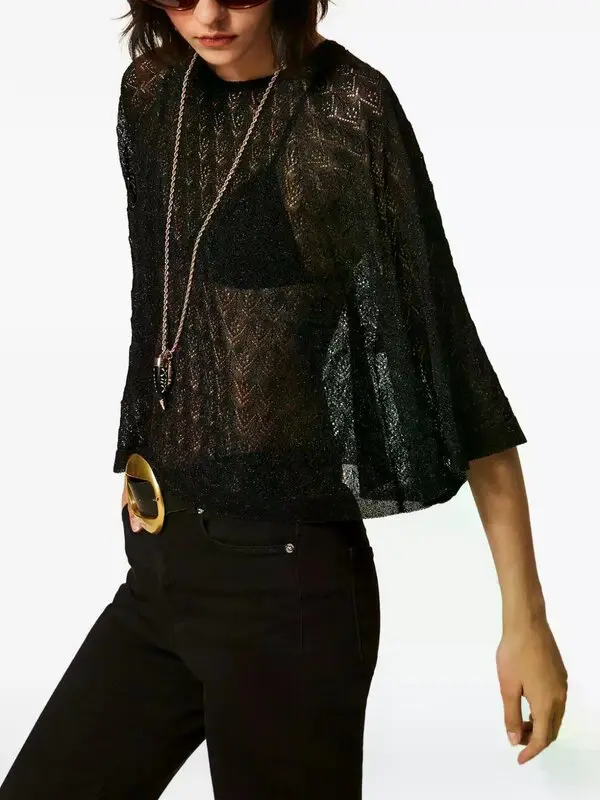 TWINSET Dual-use Cropped Jumper